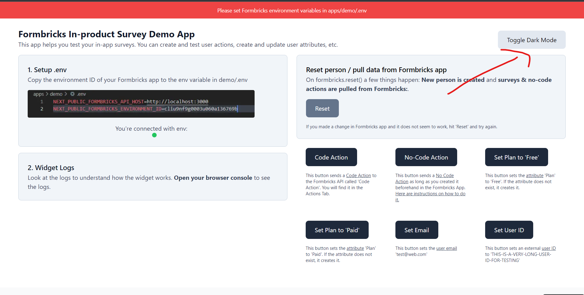 [BUG][FormTribe 🔥][50 Points] Demo App: Toggle button text not changing & Incomplete Background ...