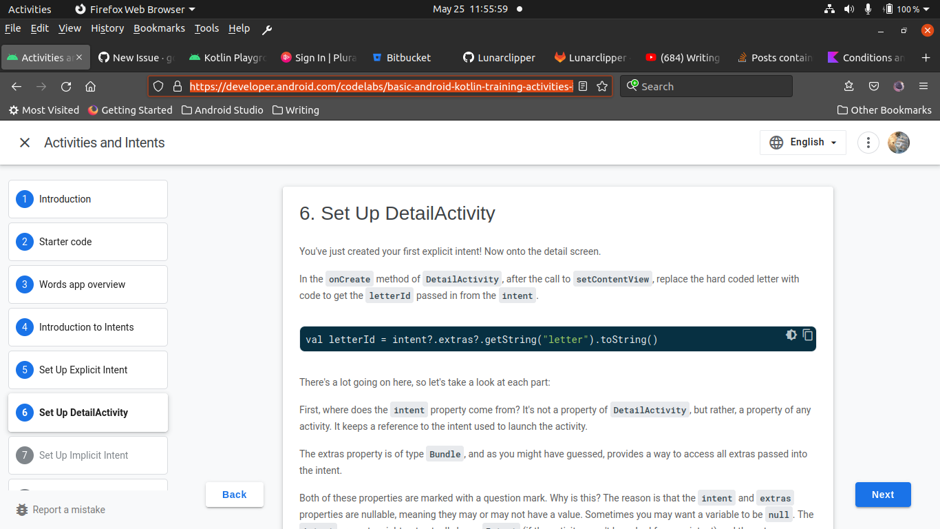 Android Basics: Activities and intents · Issue #285 · google-developer-training/android-basics ...