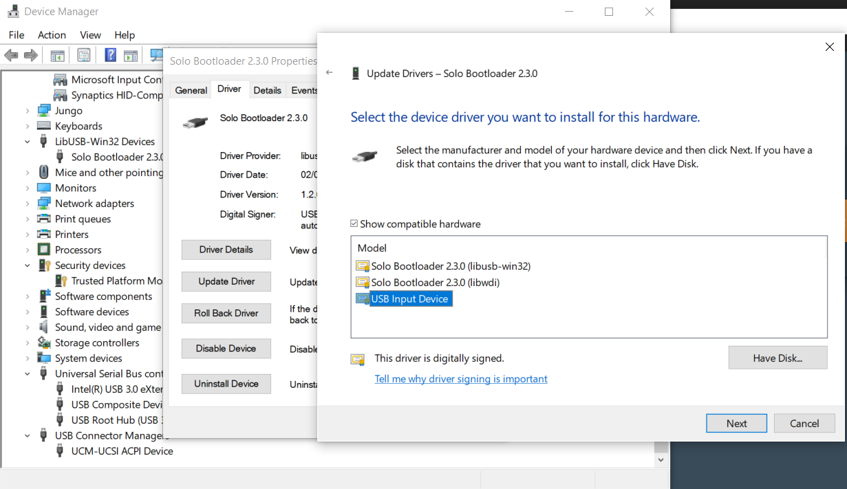 Solo Key not detected · Issue #157 · solokeys/solo1 · GitHub