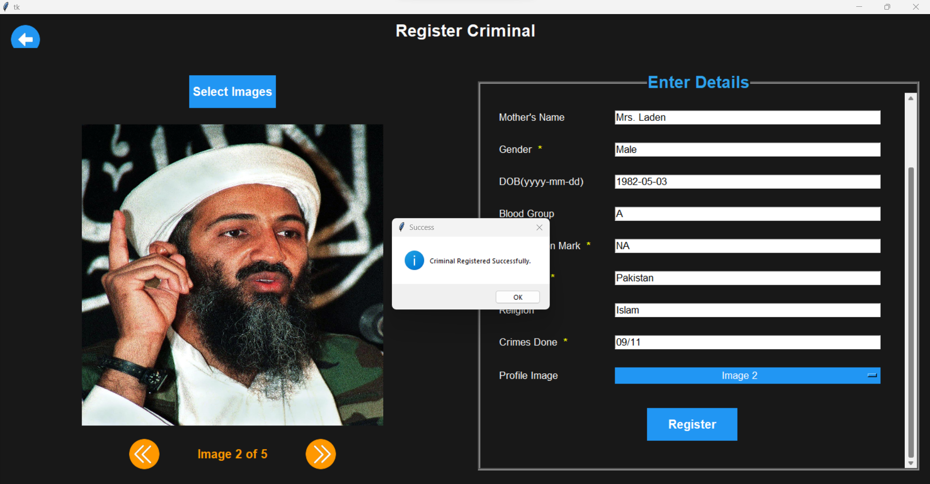 GitHub - Randhiranju/Criminal-Detection-System: It spots criminals ...