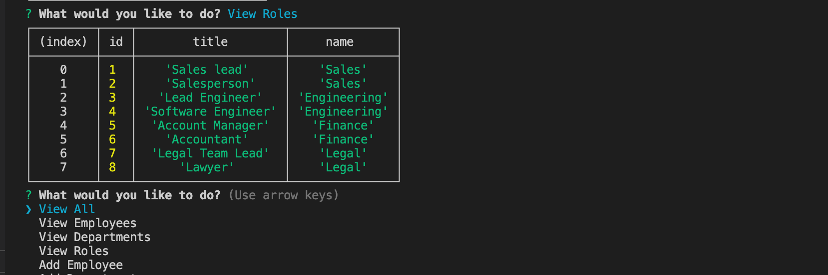 GitHub - Johnpo34/employeetracker