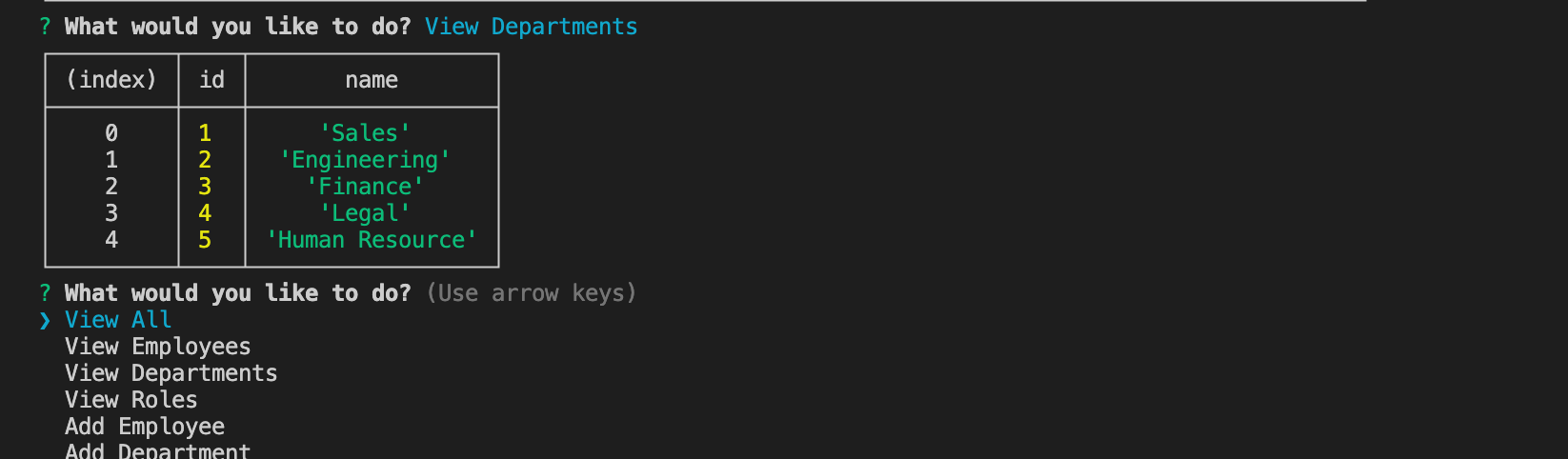 GitHub - Johnpo34/employeetracker