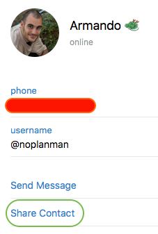 Show contacts list · Issue #561 · php-telegram-bot/core · GitHub