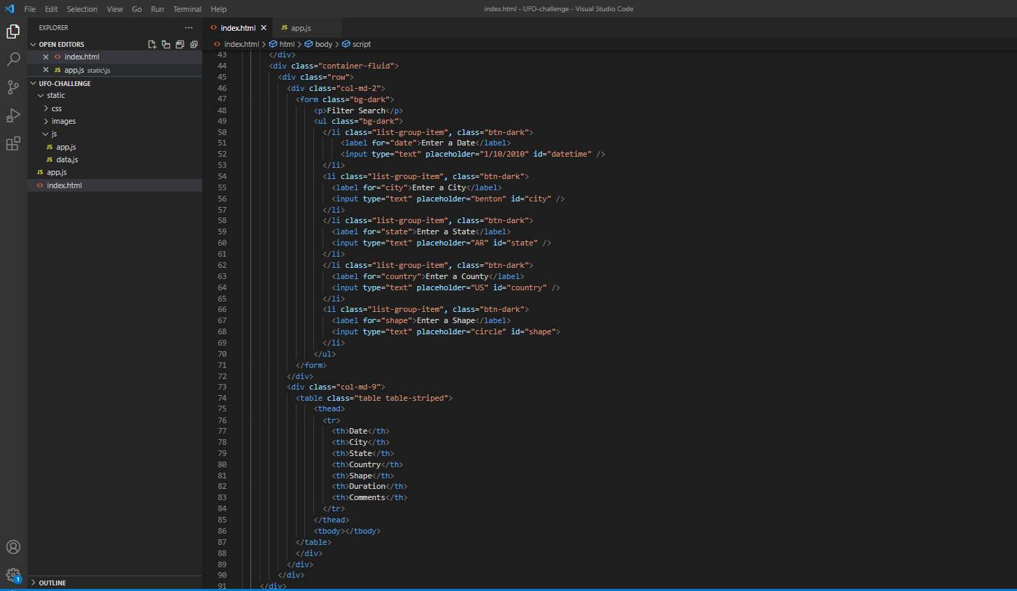GitHub - cherylberger/UFO