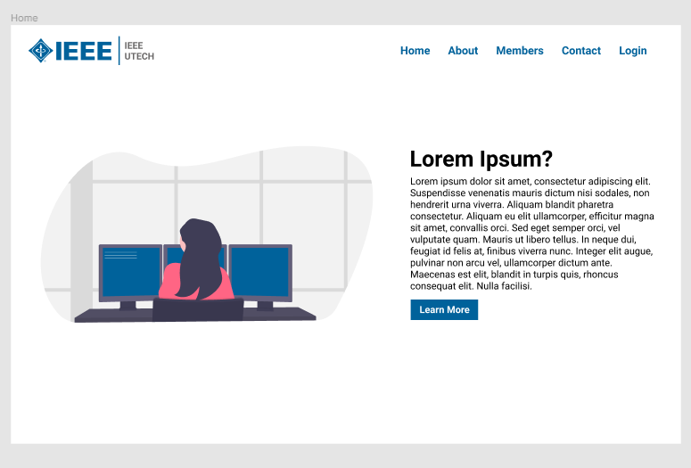 Home Page · Issue #1 · utech-ieee/ieee-portal-ui · GitHub