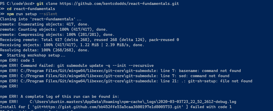 git commands run within npm scripts do not work on Windows · Issue #668 · volta-cli/volta · GitHub