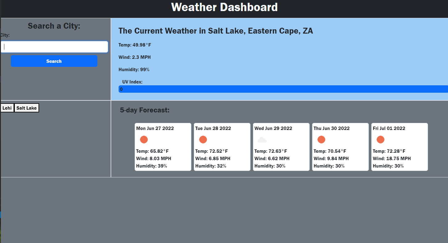 GitHub - Julie-t87/Weather-dashboard