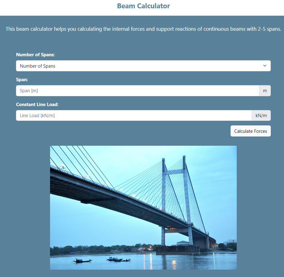 GitHub - Rebecca-Coding21/Beam-Calculator: Web-Application for the ...