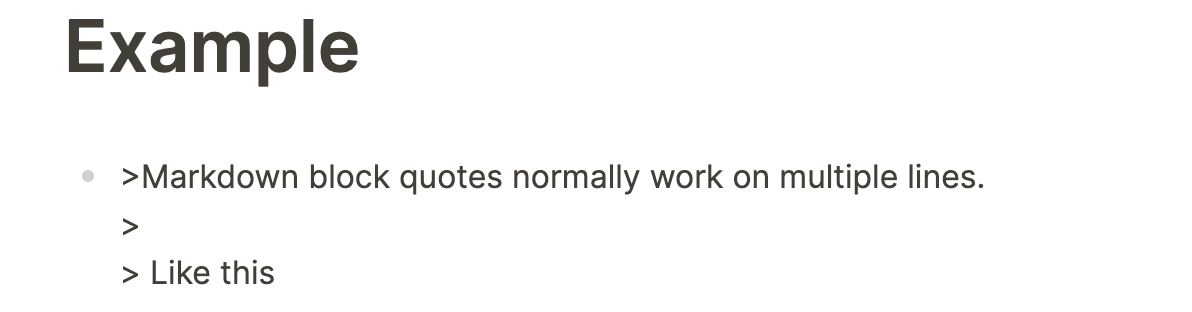 Blockquotes with multiple paragraphs · Issue #4194 · logseq/logseq · GitHub