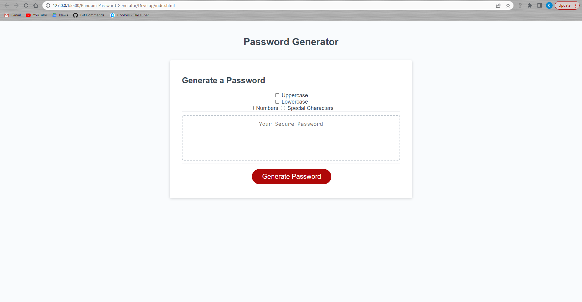GitHub - Czaldivar419/Random-Password-Generator: A javascript program ...