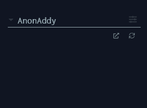 [BUG] AnonAddy widget doesn't show anything · Issue #1102 · Lissy93/dashy · GitHub
