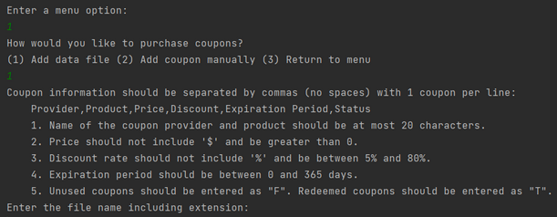 GitHub - lisah01/CIS-Project: Coupon Inventory System (CIS) in Java for ...