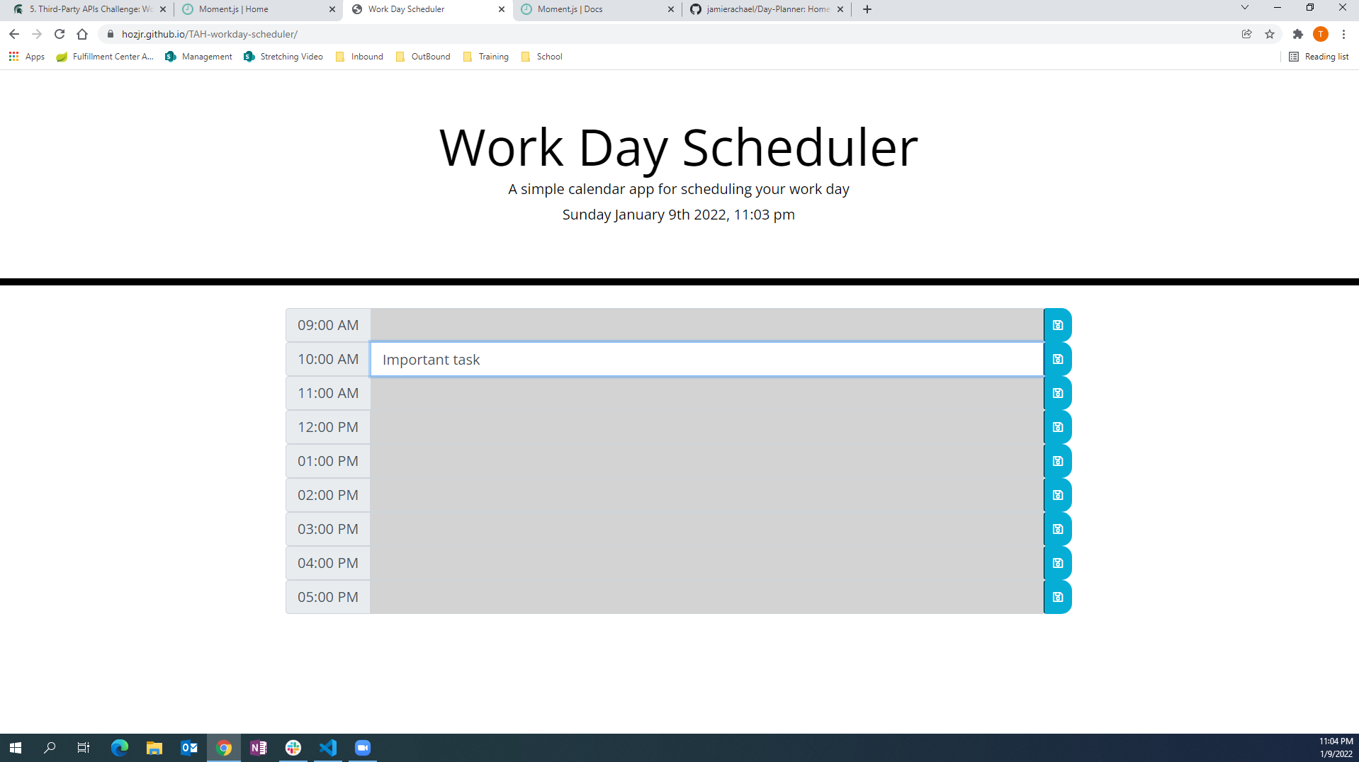 GitHub - HozJr/TAH-workday-scheduler