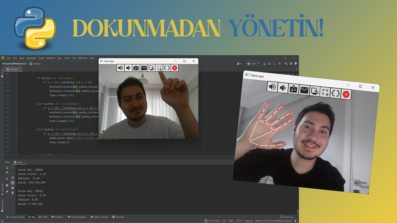 GitHub - Utku-Mese/pc-control-with-handGestures: (EN) A python ...