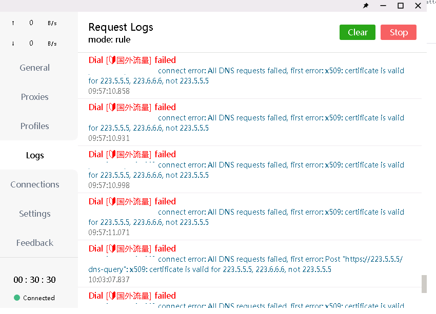 [BUG]2008r2 下clash windows客户端 出错 无法查询DNS · Issue #1127 · Anankke/SSPanel-UIM · GitHub