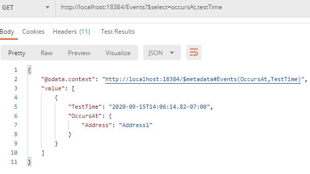 Still unable to $select complex types after version 7.2.2 · Issue #2284 ...