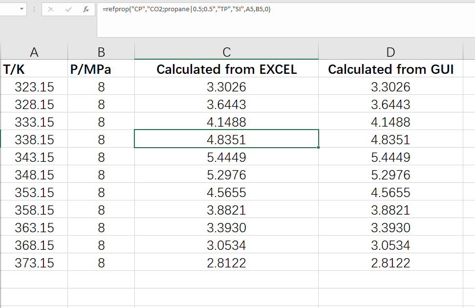 2-phase iteration did not converge in Excel but converge in REFPROP 10. ...