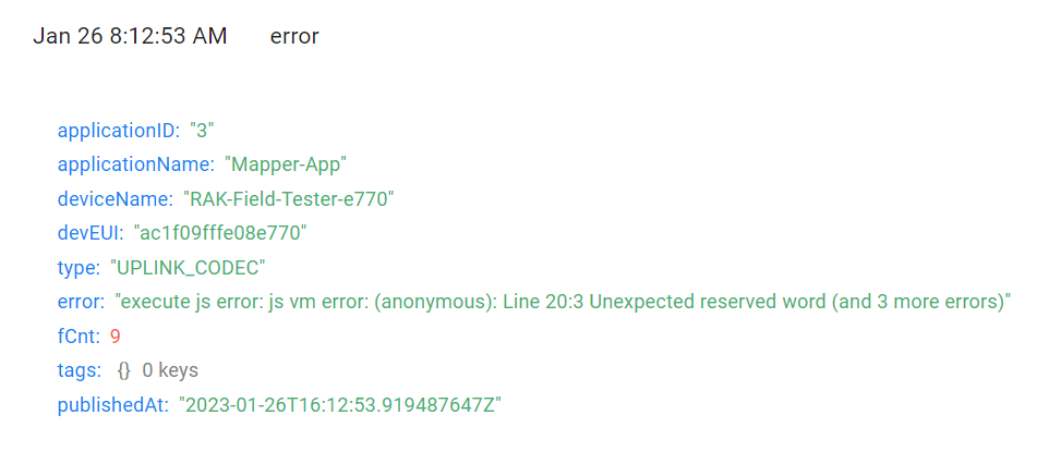 Chirpstack Ext Lpp Decoderjs Throws Errors In Chirpstack V3 · Issue 1 5625