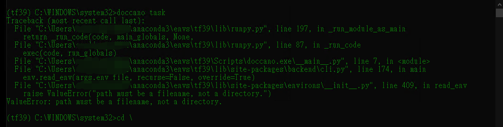 can't execute 'doccano task' · Issue #2074 · doccano/doccano · GitHub can't execute 'doccano task' · Issue #2074 · doccano/doccano · GitHub
