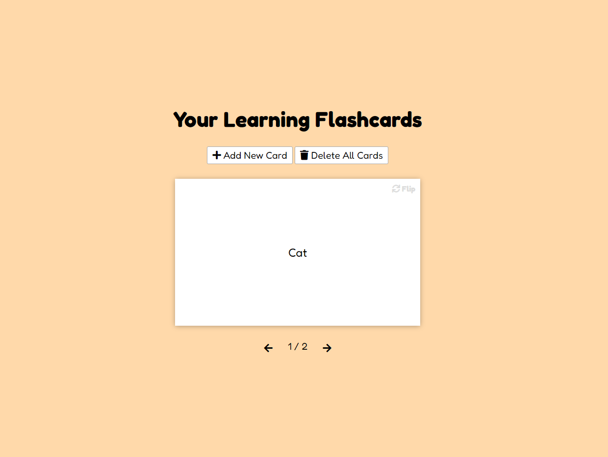 GitHub - HelenQuang/Learning-Flashcard-v2
