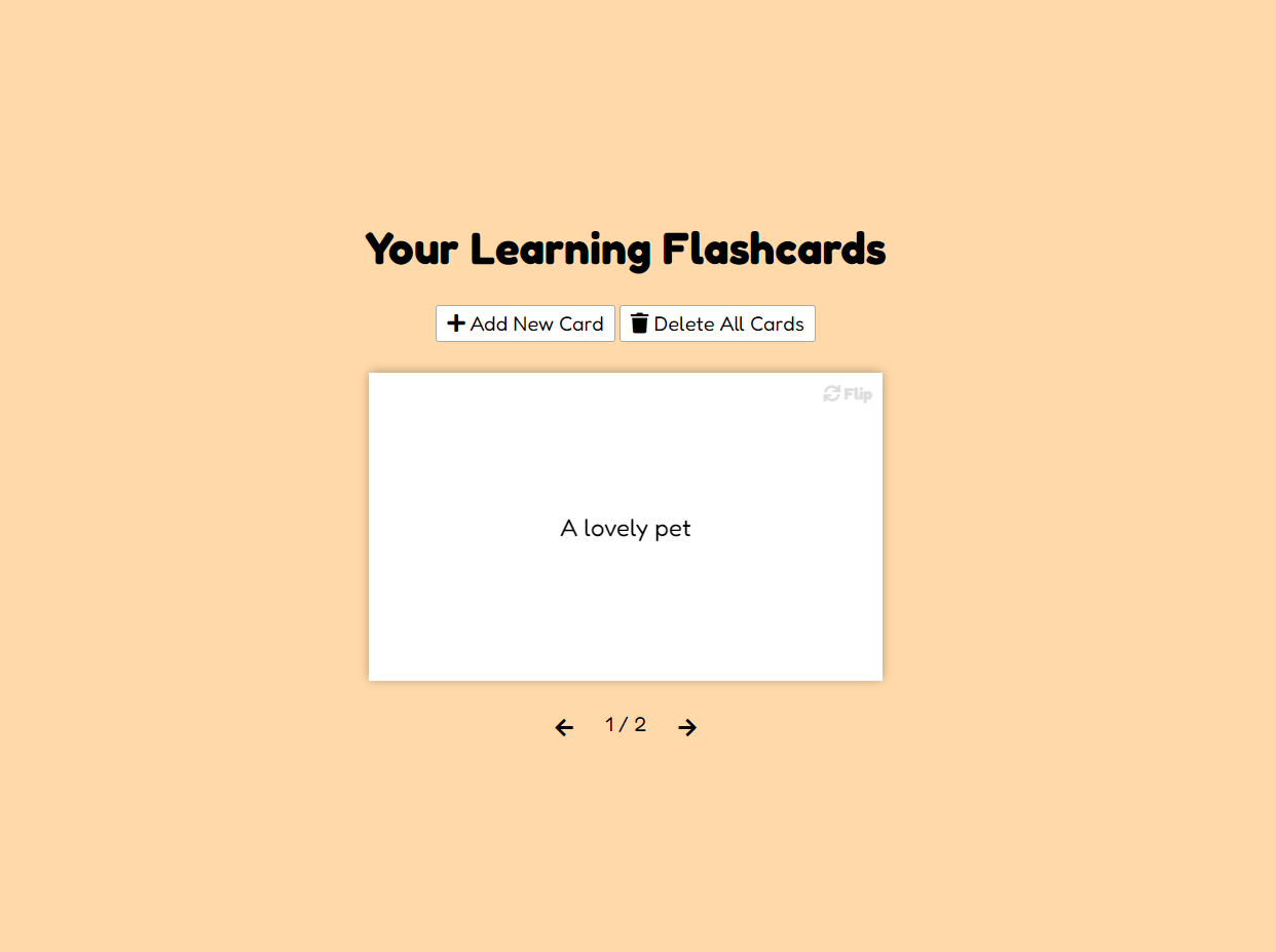 GitHub - HelenQuang/Learning-Flashcard-v2