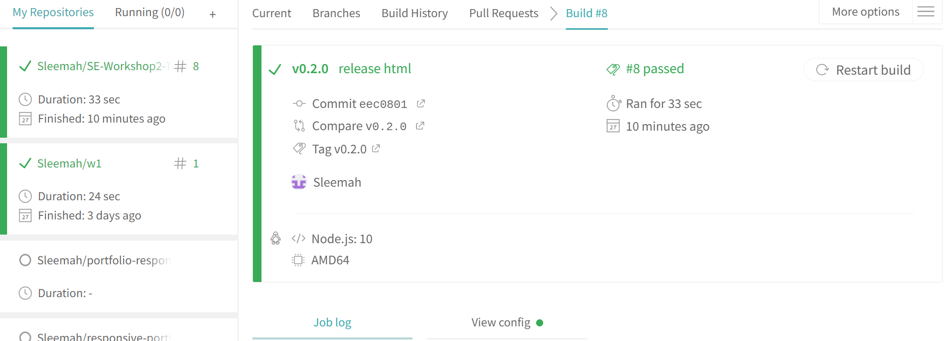 GitHub - Sleemah/SE-Workshop2-Task1