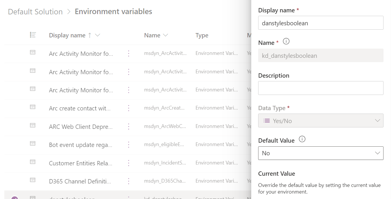 Yes/No Boolean datatype Environment Variables do not update from settings file. · Issue #477 ...
