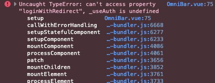 TypeError: can't access property "loginWithRedirect" Composition API · Issue #118 · auth0/auth0 ...