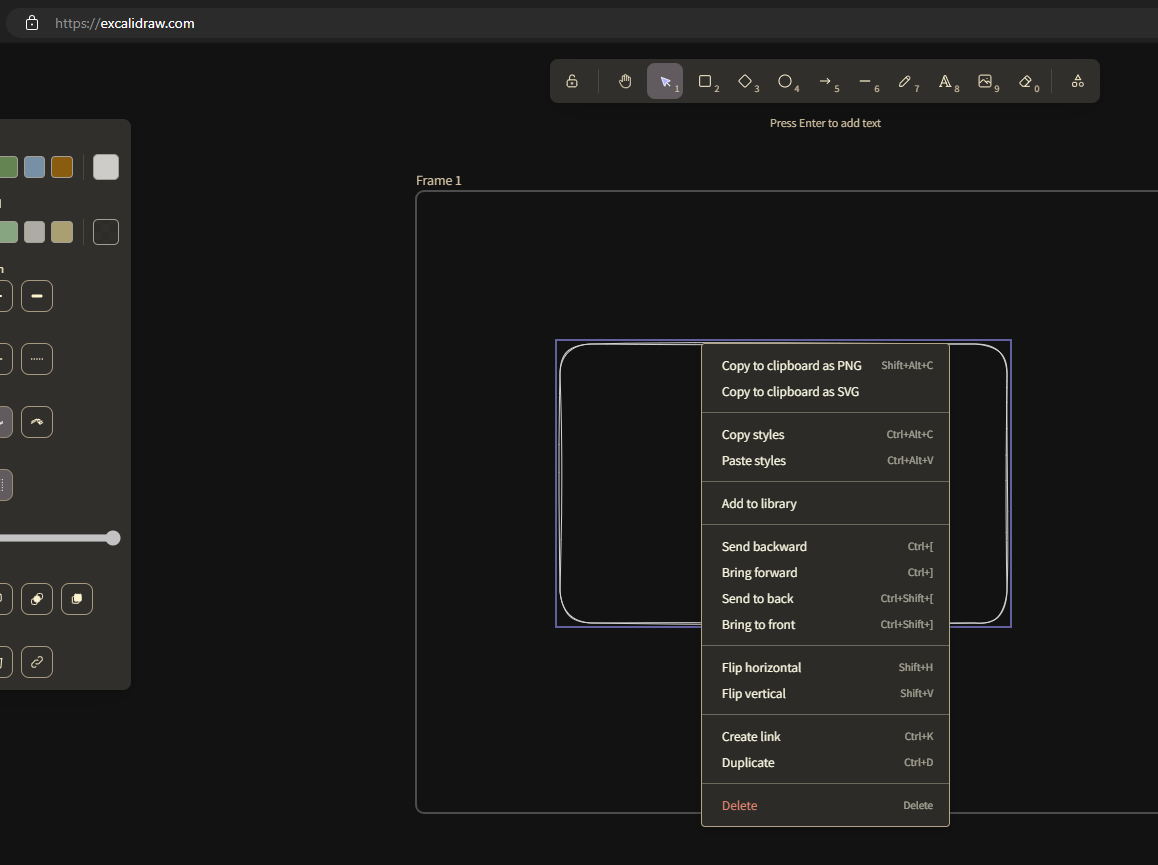 Unlock Option Dissapear When The Element Is In A Frame · Issue 6720 · Excalidrawexcalidraw 