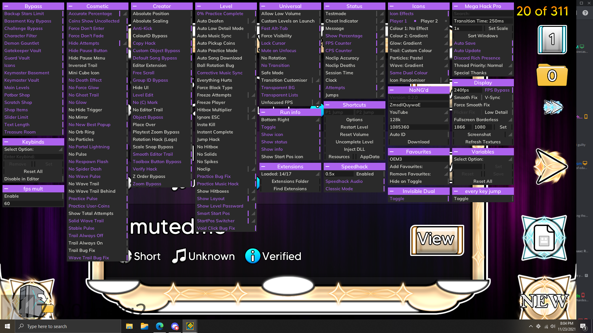 [MHv7] Borderless Fullscreen Resolution Bug · Issue #226 · absolllute/Mega-Hack-Pro-Future · GitHub