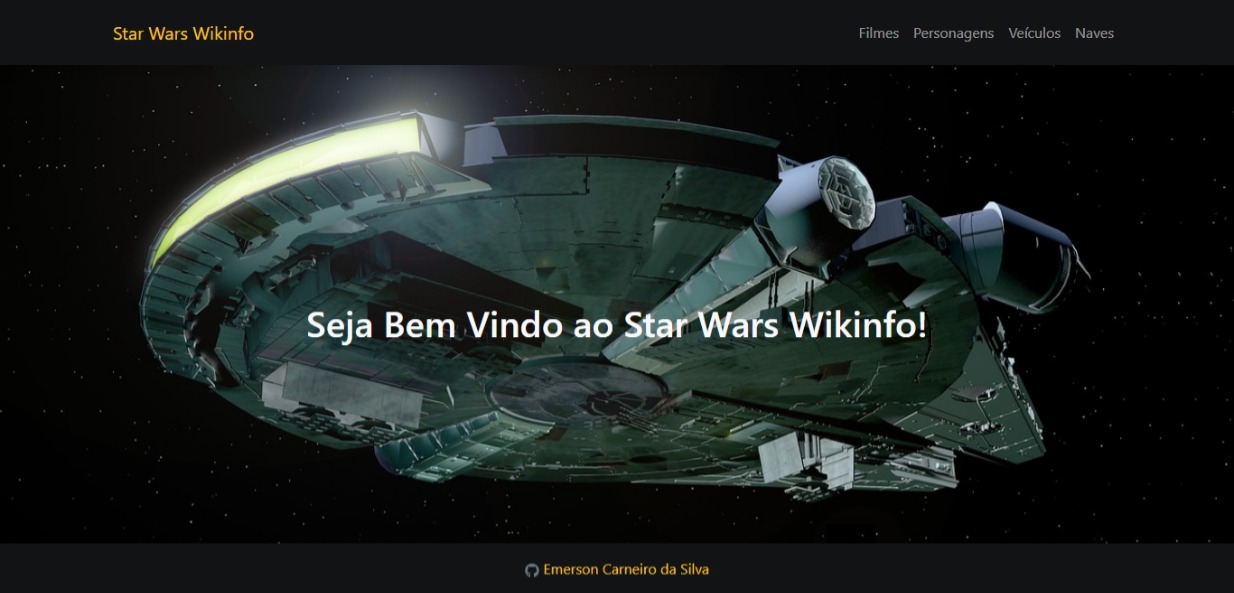GitHub - emersoncarneirodasilva/star-wars-wikinfo: Projeto de uma ...