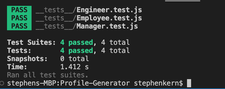 GitHub - stephen-kern/Profile-Generator: A Node.js command-line application that takes in ...