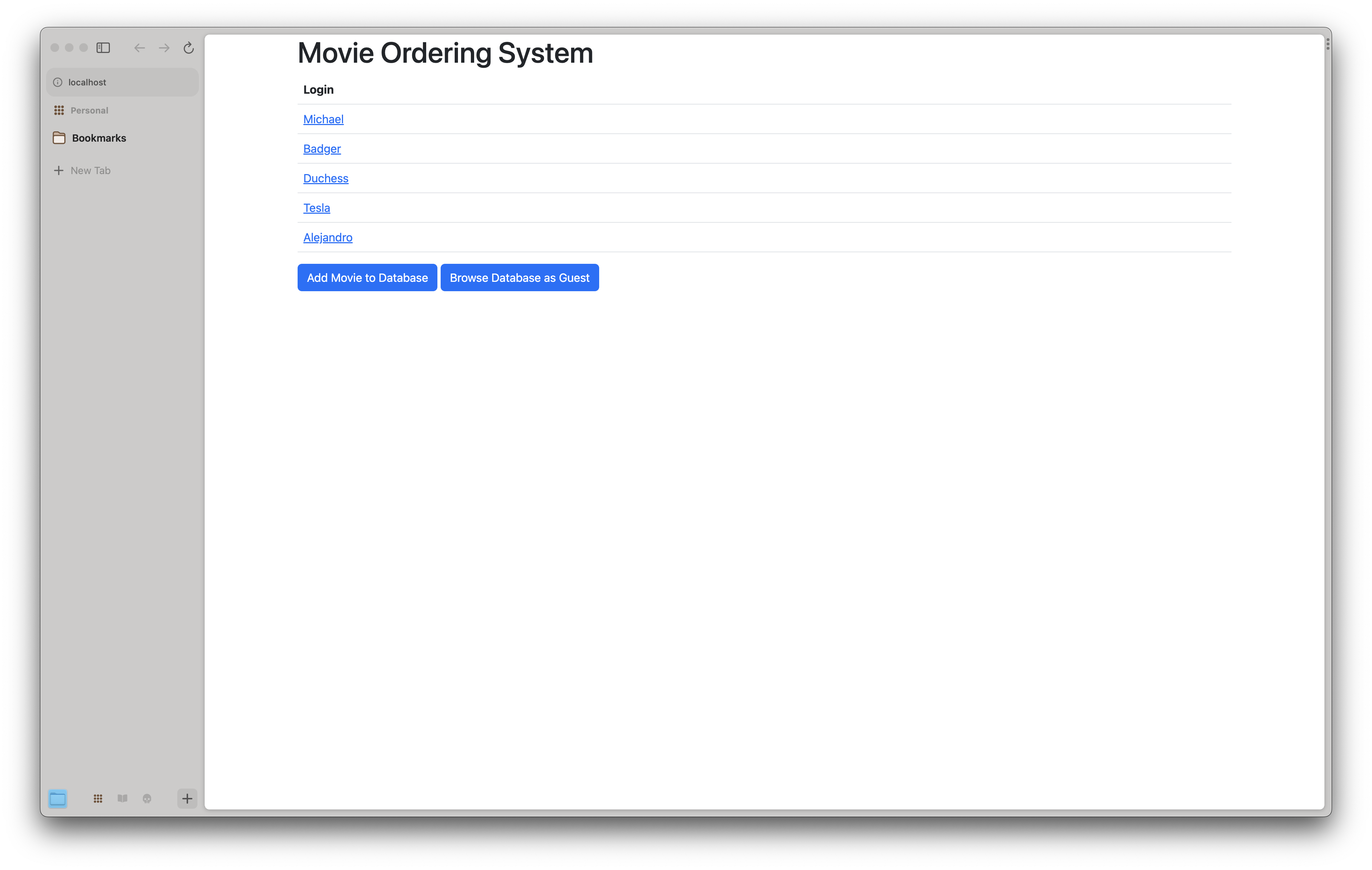GitHub - bigshmike/movie-rental-system