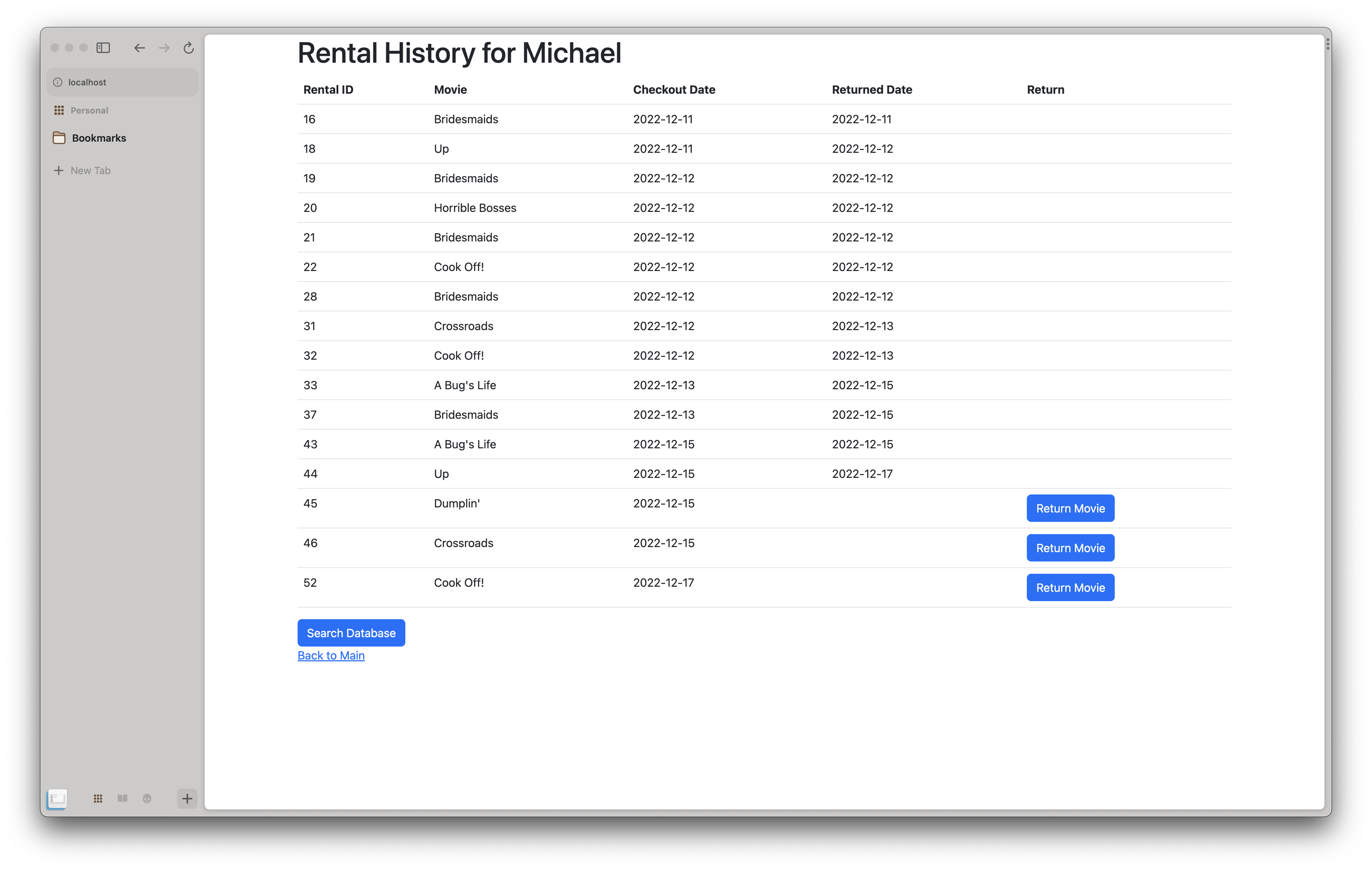 GitHub - bigshmike/movie-rental-system