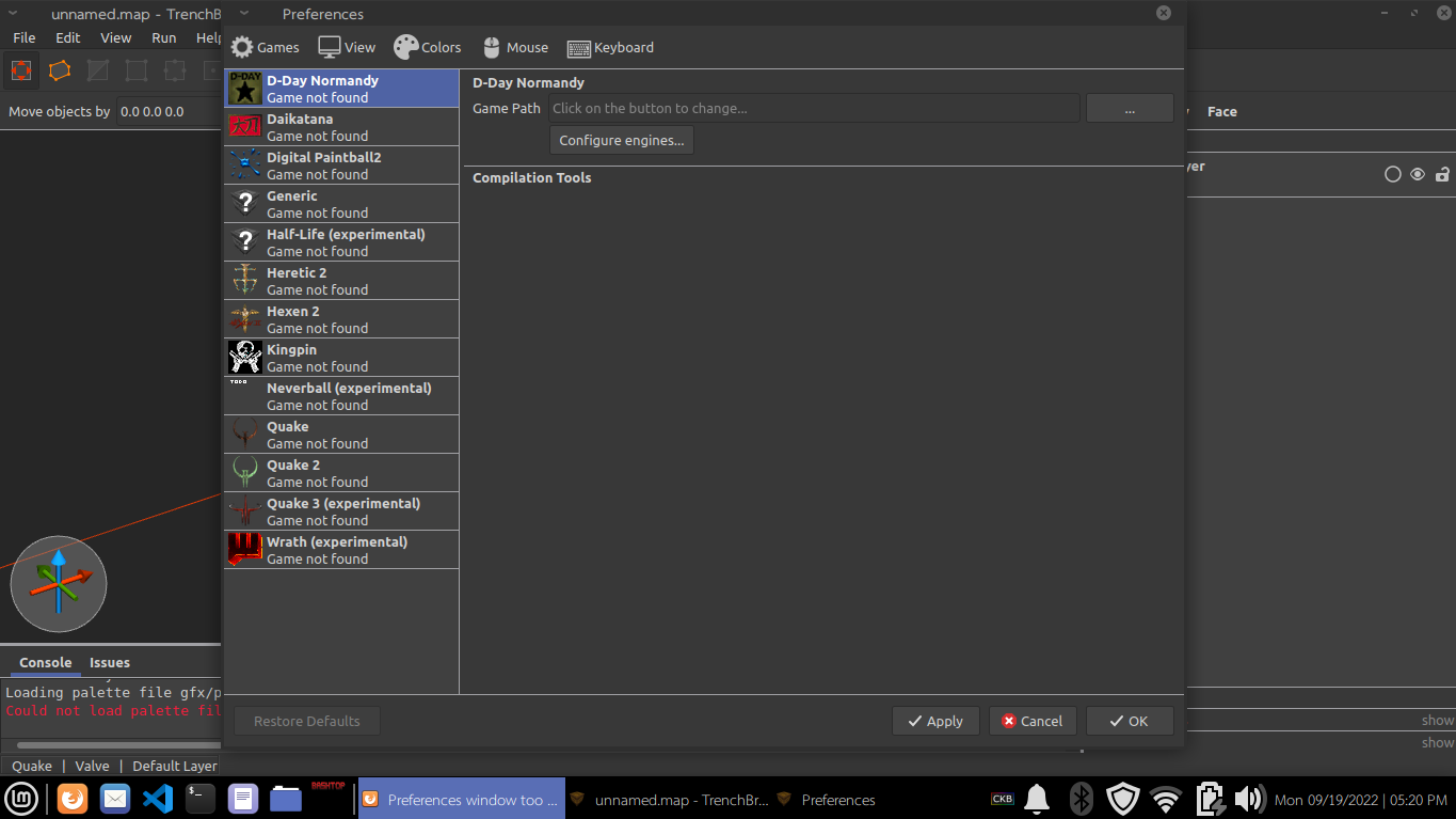 Preferences window too big for laptop screen · Issue #4029 · TrenchBroom/TrenchBroom · GitHub