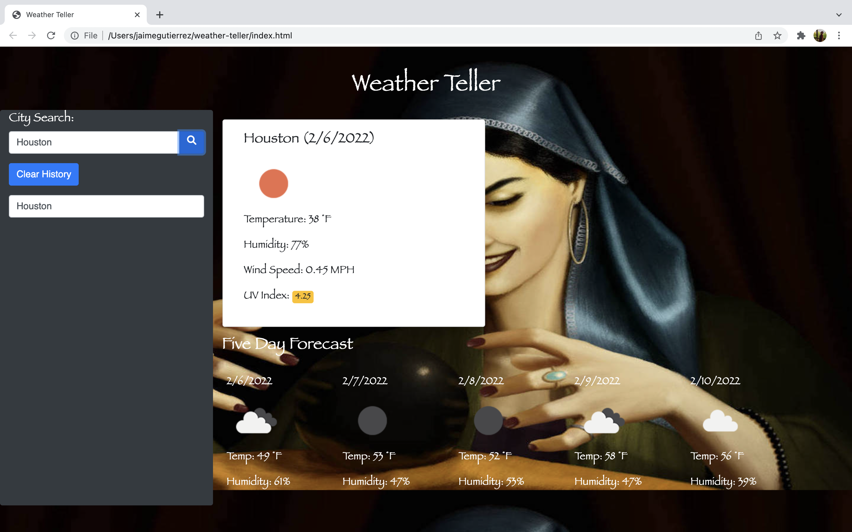 GitHub - xJaimeGx/weather-teller