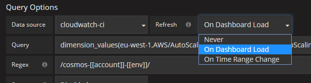 [Feature request] Add "On template variable change" refresh option for template variables ...