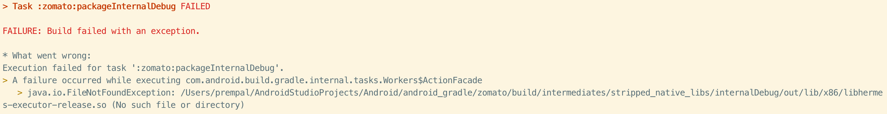 Enabling Hermes For An Existing Native App With React Native Integration · Issue 96 · Facebook