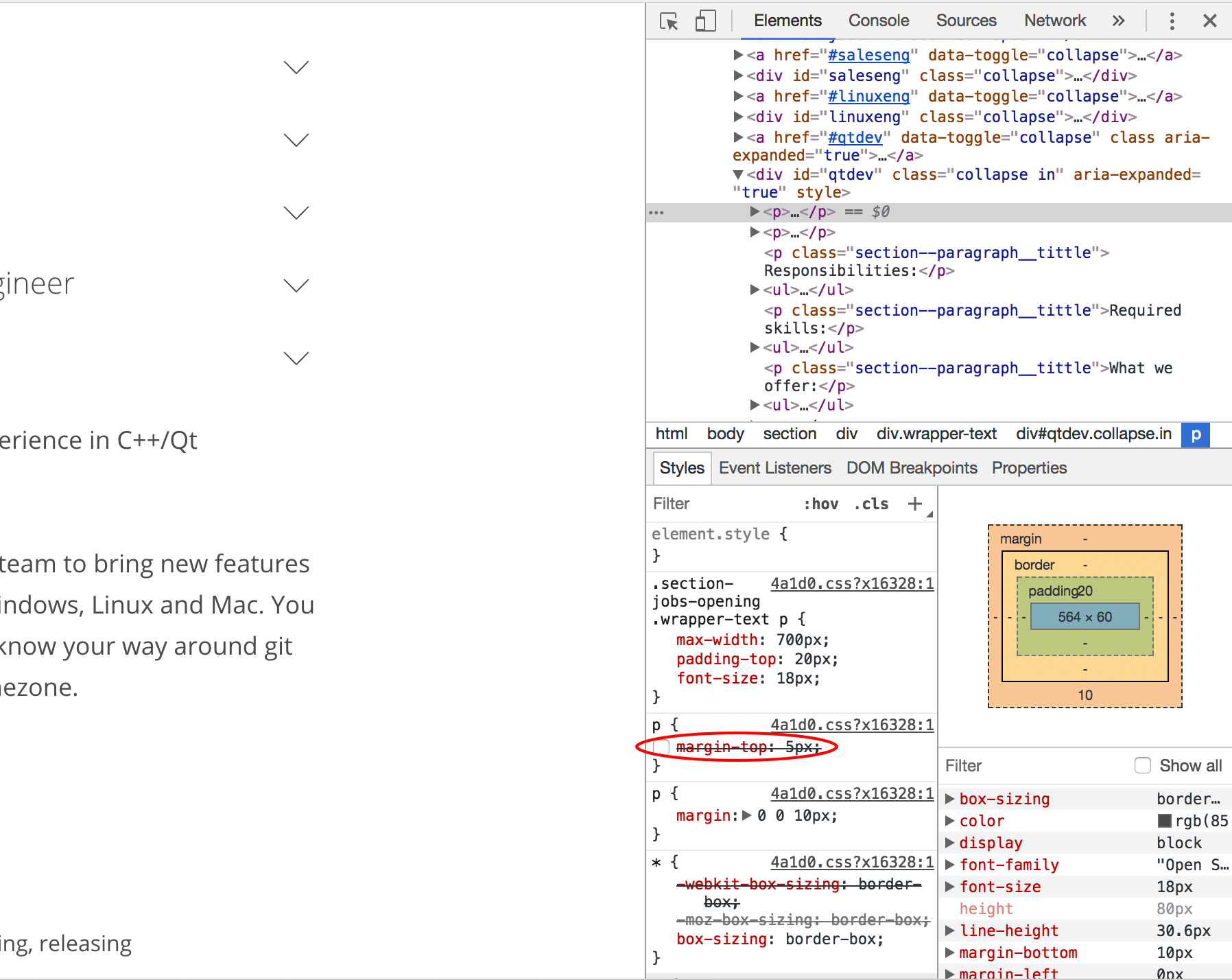 Description of each job offer is jumping when collapsing · Issue #493 ...