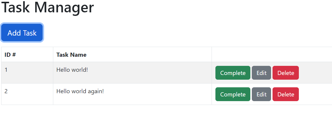 Github Jtsimon93task App A Task Manager Api And App Created With Flask And React
