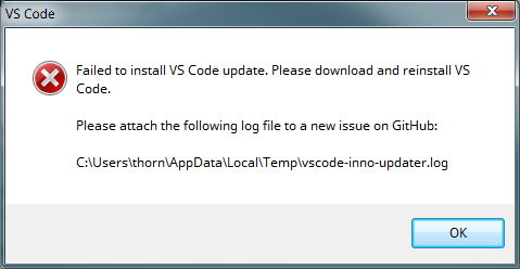 Insiders can't update itself · Issue #43503 · microsoft/vscode · GitHub