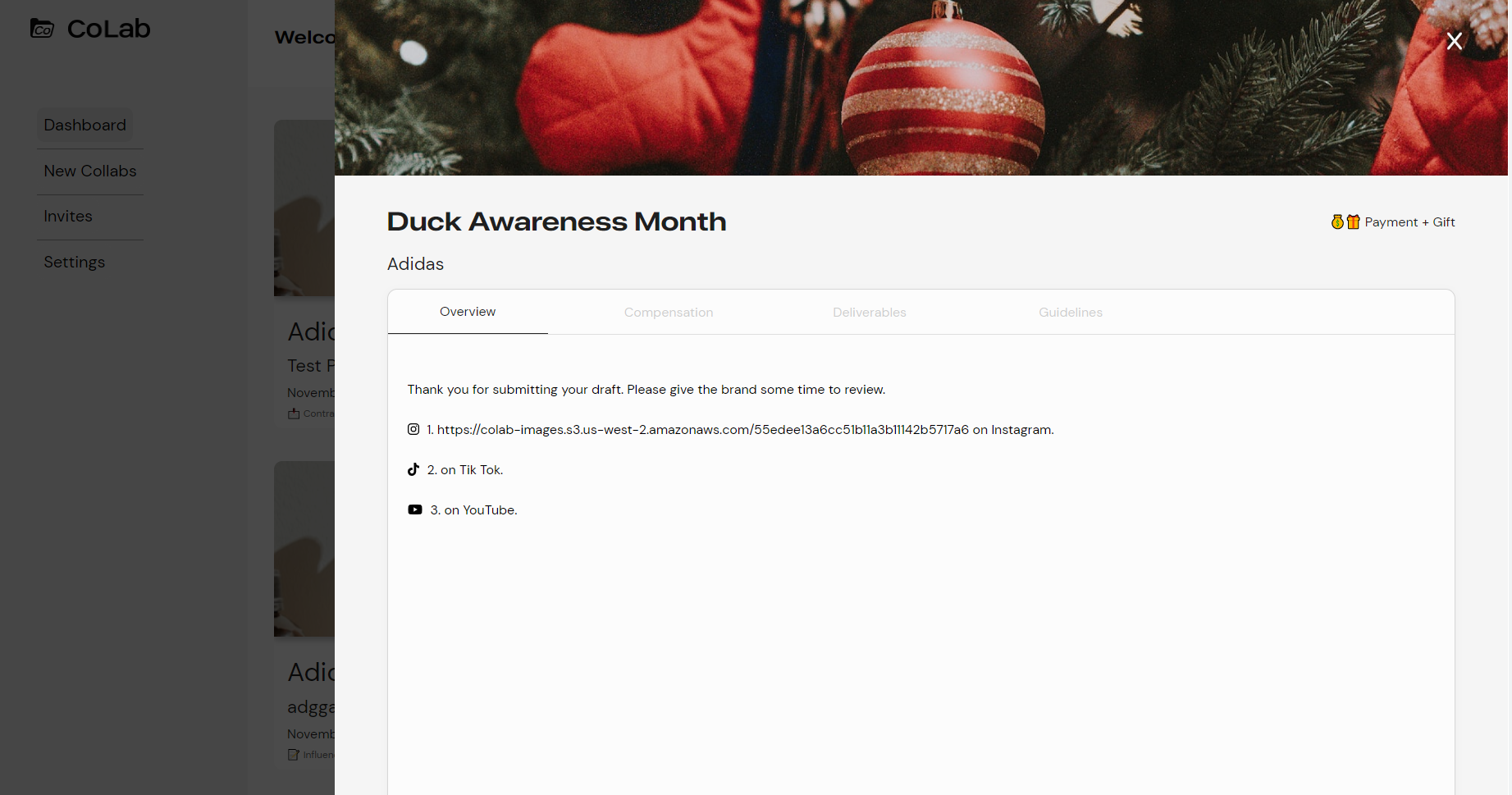 [FEATURE] - Allow influencer to upload drafts · Issue #3 ...