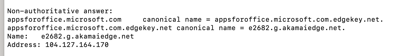Certificate / Timeout error while loading files hosted on https://appsforoffice.microsoft.com ...