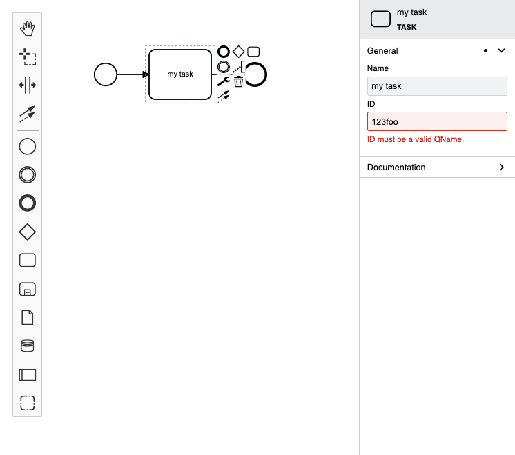 ID Validation by pinussilvestrus · Pull Request #75 · bpmn-io ...