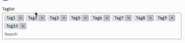 Make it easier to navigate over tags in `taglist` component · Issue #435 · bpmn-io/form-js · GitHub
