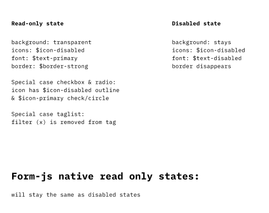 Support `readonly` fields via FEEL expression · Issue #396 · bpmn-io/form-js · GitHub