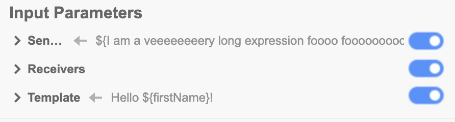 Provide Toggle For Template Input Output Parameters · Issue 365 · Bpmn Iobpmn Js Properties