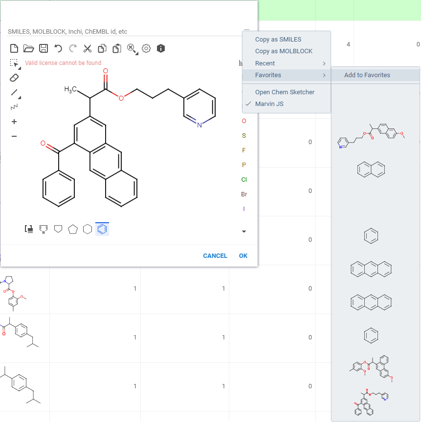 Chem Sketcher Favorites Do Not Showsave Empty Structures And Duplicates · Issue 1288