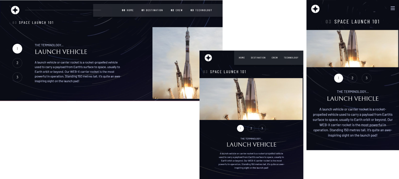 GitHub - sagekim6/space-tourism: Space tourism website