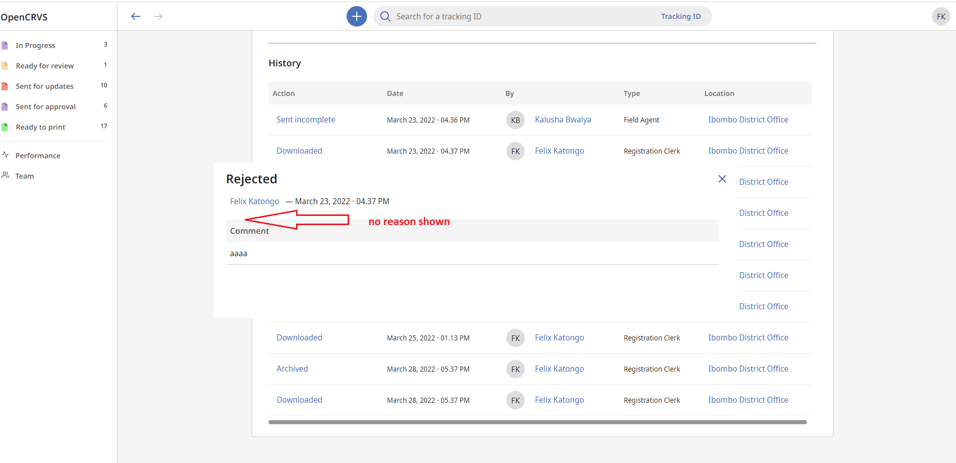Record audit · Issue #1636 · opencrvs/opencrvs-core · GitHub
